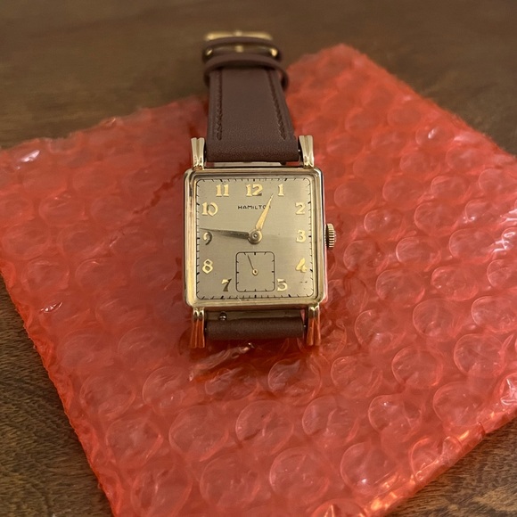 Hamilton | Accessories | 94s Vintage Hamilton Time Piece 14k Gold ...